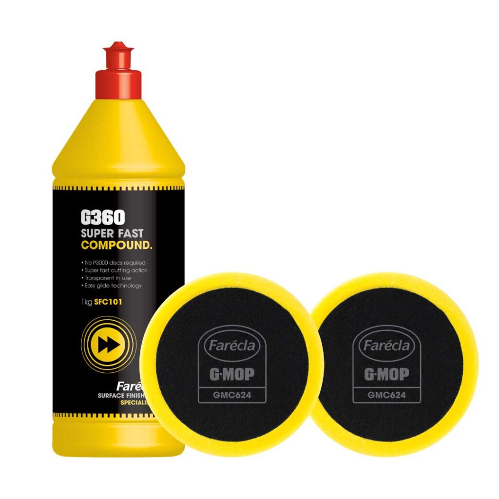 Pulimento Farécla G360 Paso 1/2 + 2 Esponjas GMC624 - Tienda JusaColor